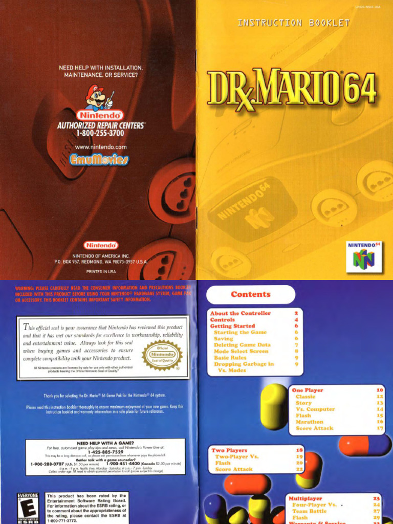 Dr. Mario 64 (USA) | PDF