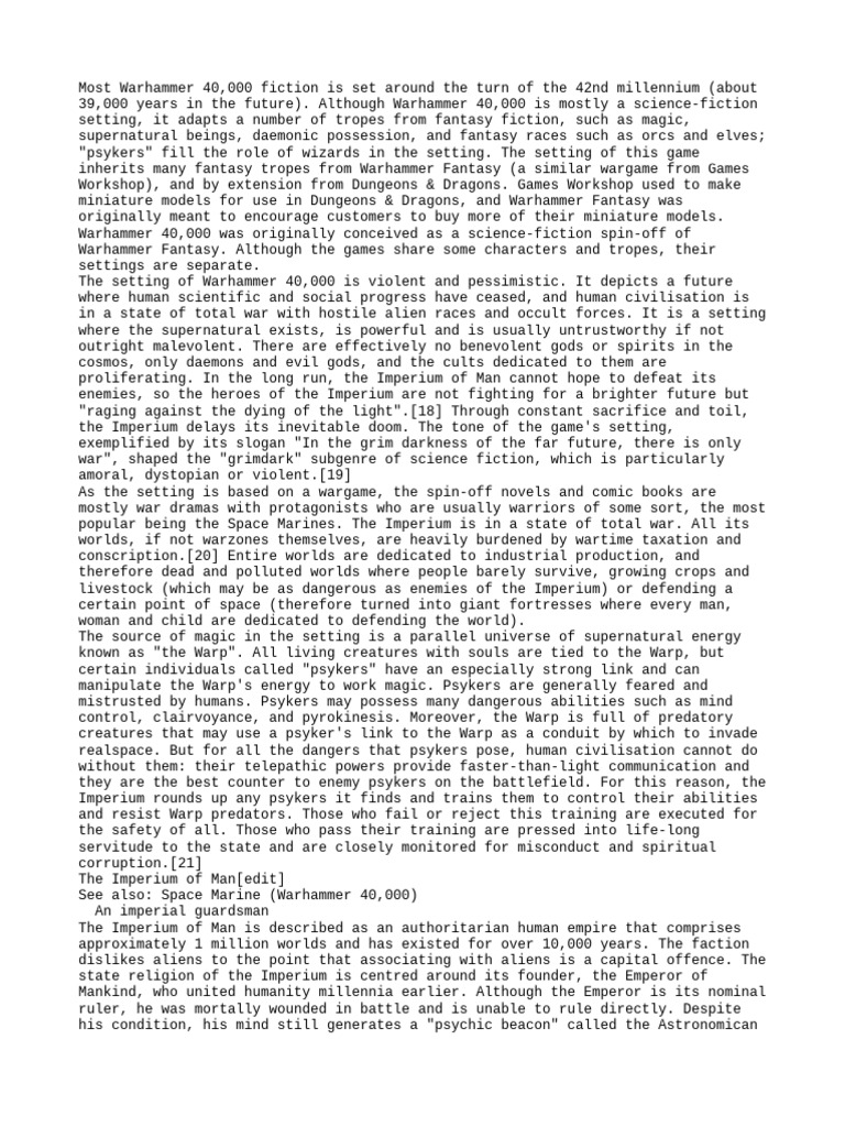 Warhammer Lore | PDF | Law