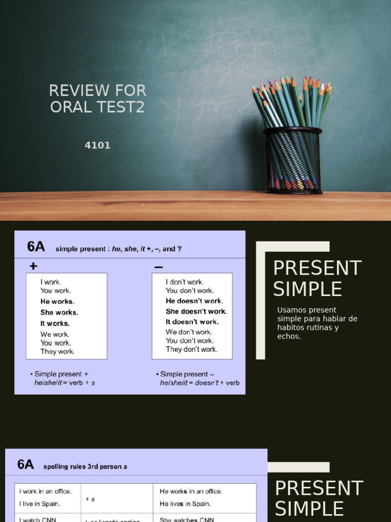 1101 Review Oral Test 2 Files 5 6 | PDF | Languages | Foreign Language ...