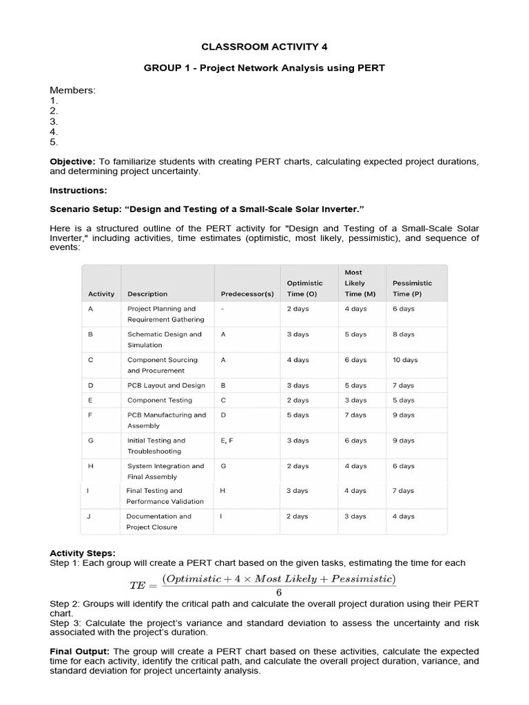 EE416 - Classroom Activity 4 | PDF