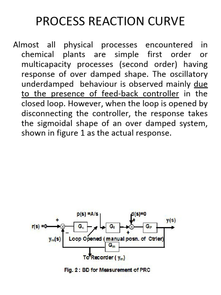 Process Reaction Curve Analysis | PDF | Science & Mathematics