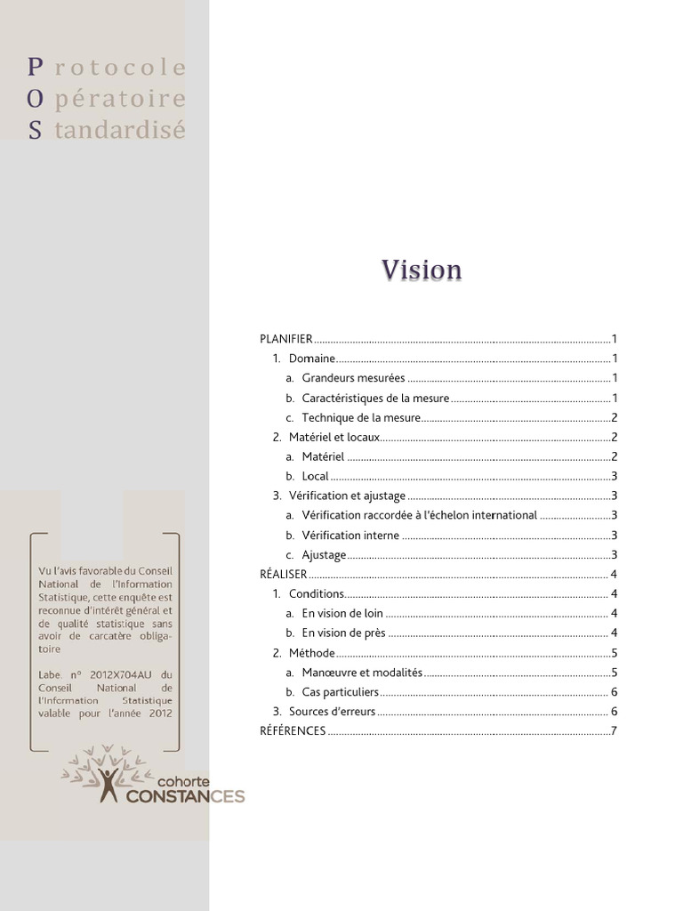 Échelle de Parinaud pour l'acuité visuelle | PDF | Acuité visuelle ...