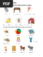 JKL Phonics Worksheet | PDF