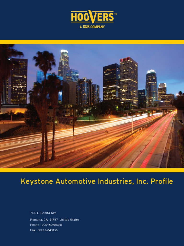 Keystone Automotive Industries Overview | PDF