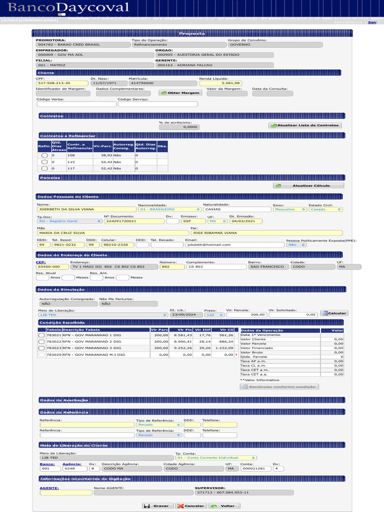 Autorizador Web - Banco Daycoval Sa | PDF | Brasil