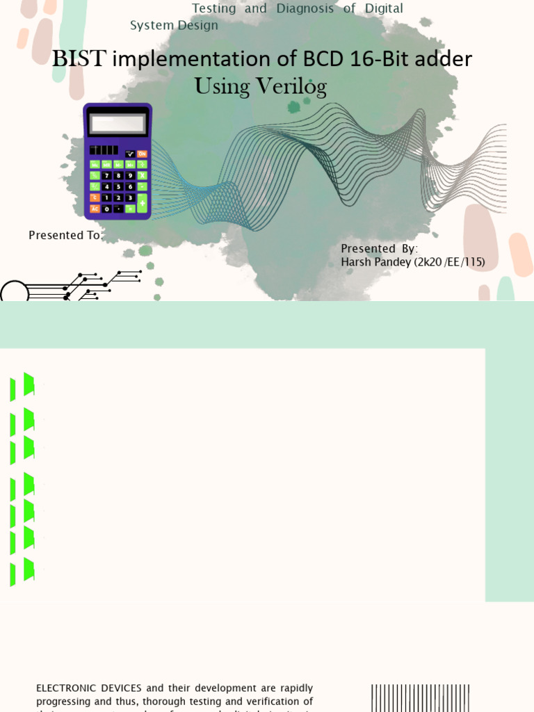 BIST implementation | PDF | Electronics | Computer Engineering