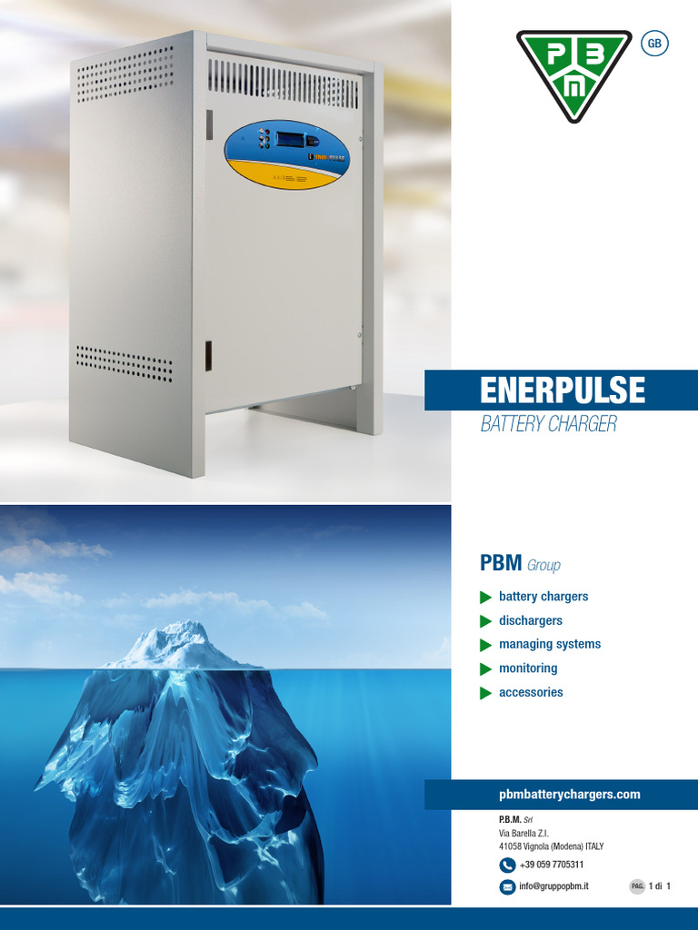 Enerpulse 3phase GB | PDF | Battery Charger | Mains Electricity