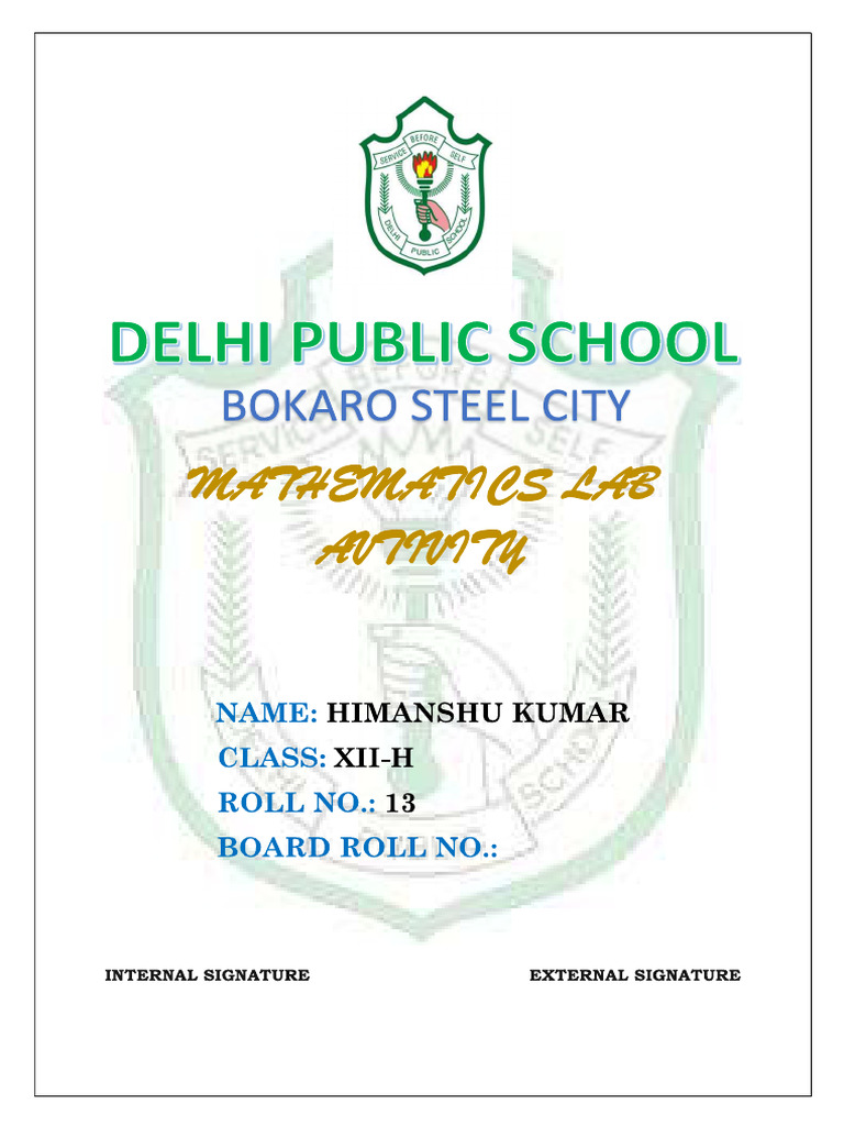 Maths Lab Activity | PDF