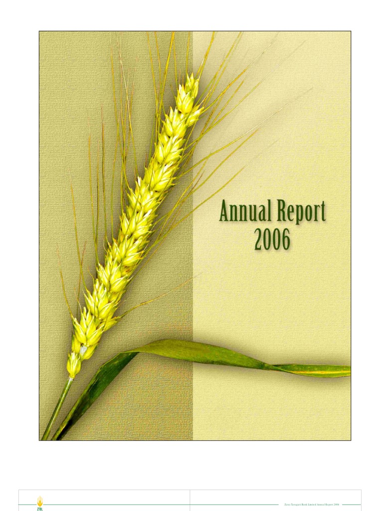 ZTBL Annual Report | PDF | Banks | Audit Committee