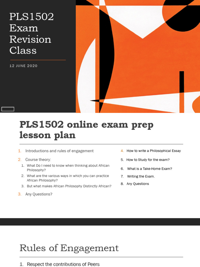 Online Exam Revision Class PDF | PDF | Liberal Arts Education