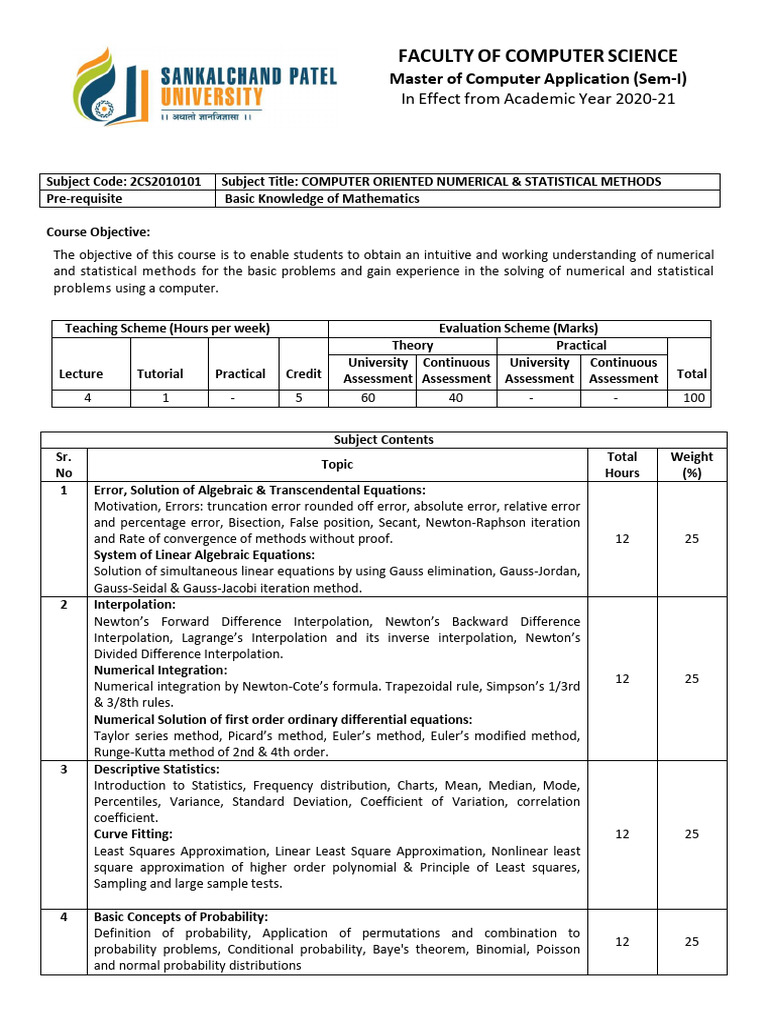 Computer Oriented Numerical Statistical Methods 1 | PDF | Statistics | Least Squares