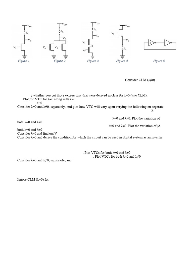 Homework 02-A - EE370A - 2023-24 Sem I | PDF | Mosfet | Electronics