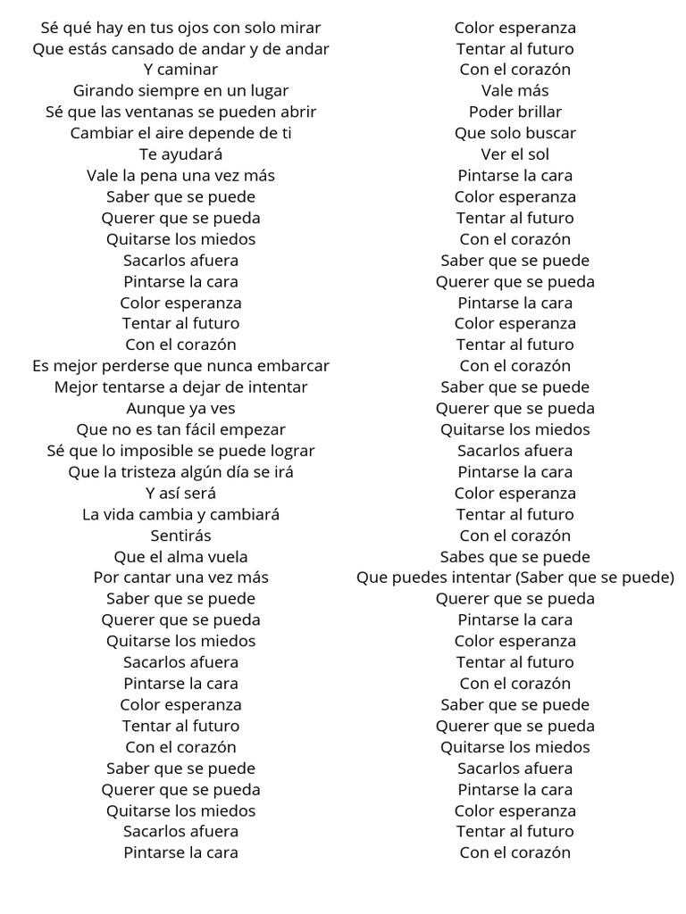 Sé Qué Hay en Tus Ojos Con Solo Mirar Que Estás Cansado de Andar y de ...