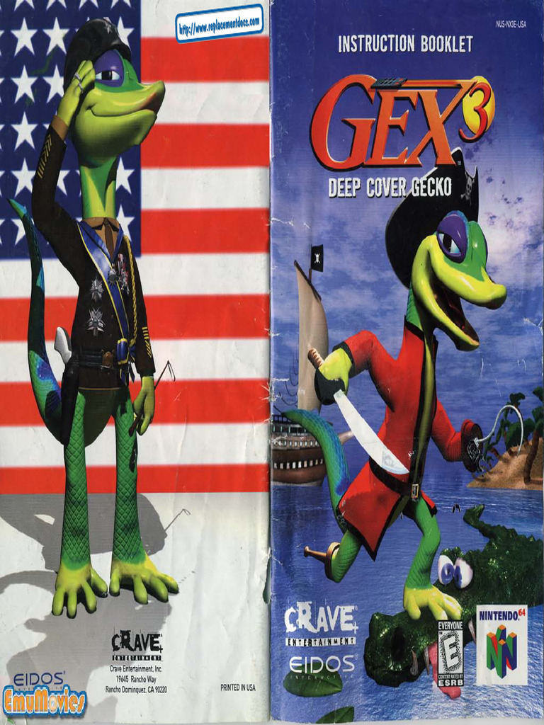 Gex 3 - Deep Cover Gecko (USA) | PDF | Computers