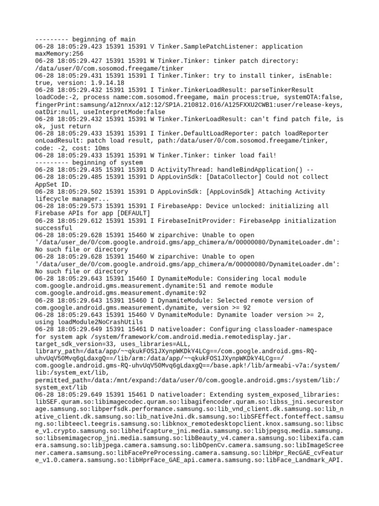 Eegame Logcat | PDF | System Software | Computing