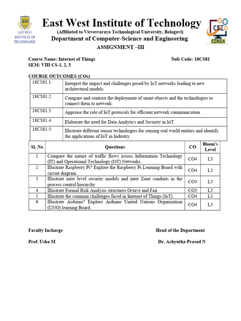 iot 3a | PDF | Internet Of Things | Computing