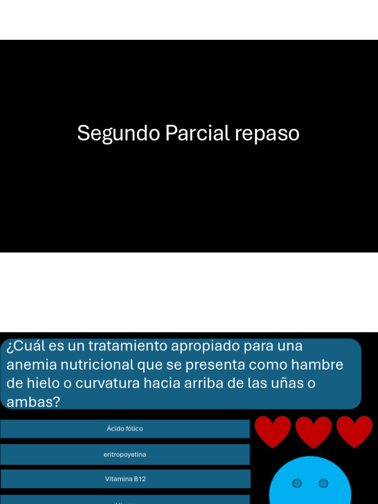 P2B2 Repaso PREGUNTAS | PDF | Coagulación | Anemia