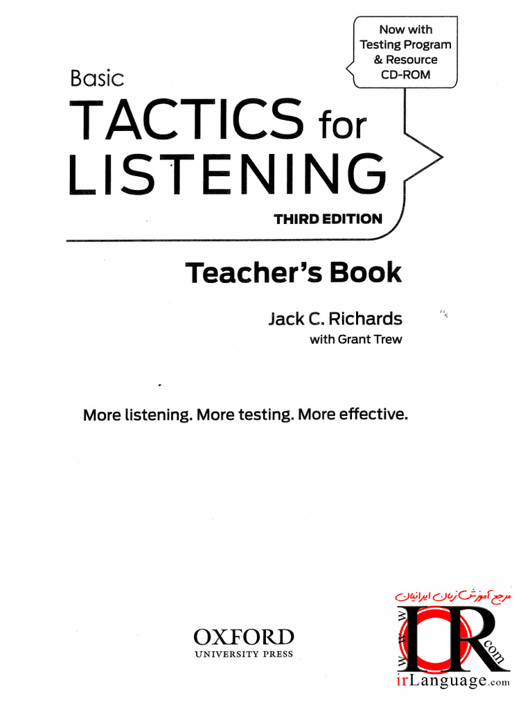 Tactics For Listening 3rd-Basic Teacher Book | PDF