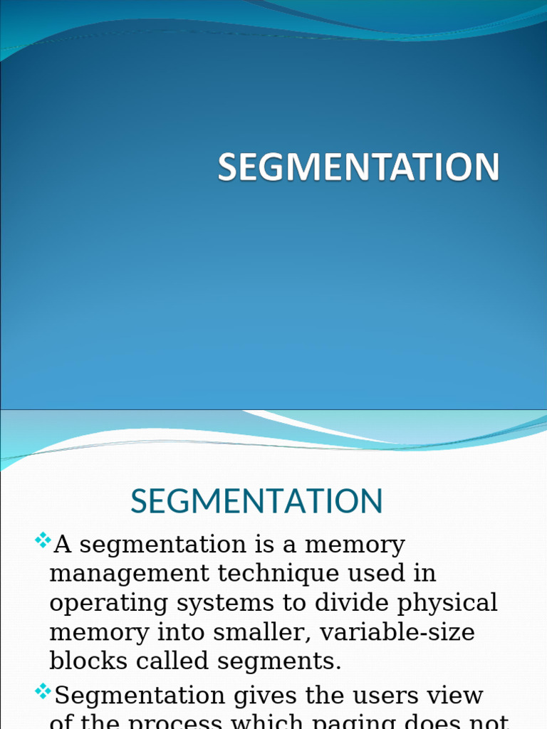 on-SEGMENTATION | PDF | Computers