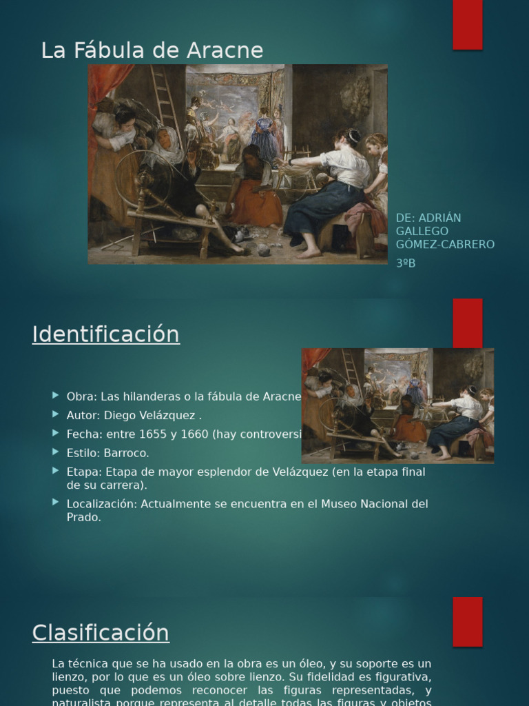 La Fábula de Aracne | PDF | Pinturas