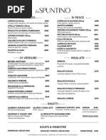 Gianetto Pizzeria Menu Overview | PDF | Pasta | Pesto