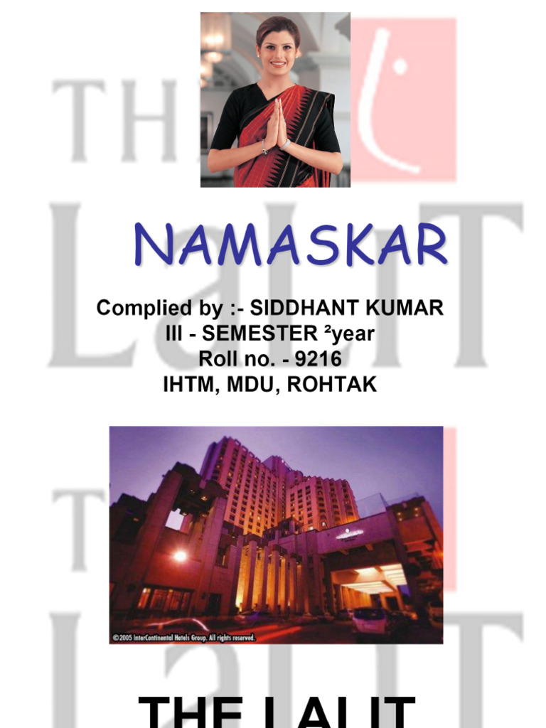 The Lalit New Delhi - ILIDE - Info Platform PDF Viewer | PDF