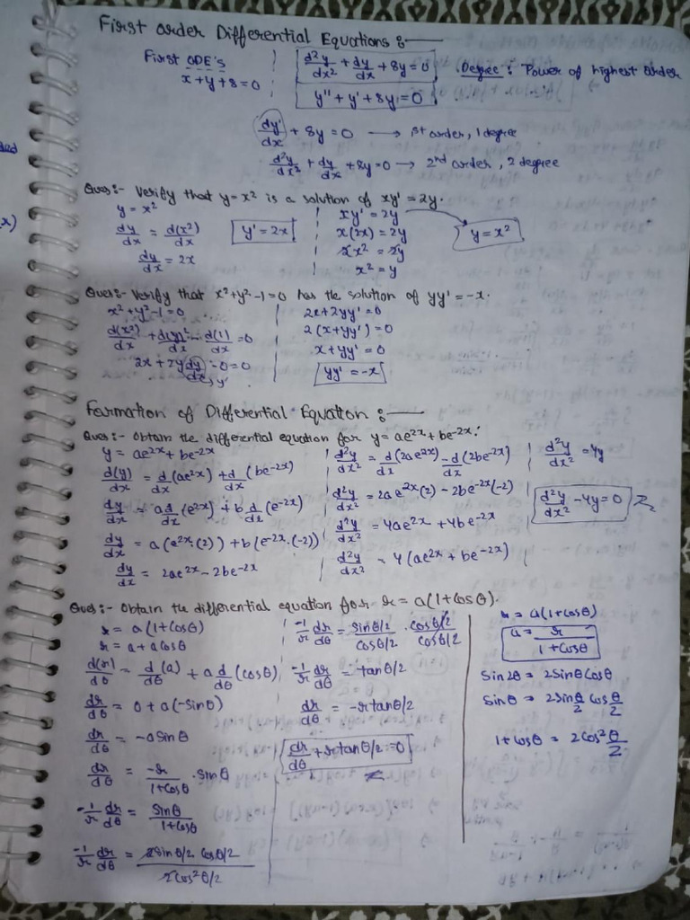 Unit 1 Notes (NEP) Syllabus Engineering Mathematics | PDF