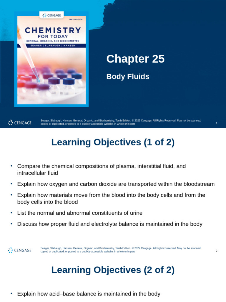 Seage Body-Fluids BIOCHEM | PDF | Hemoglobin | Red Blood Cell