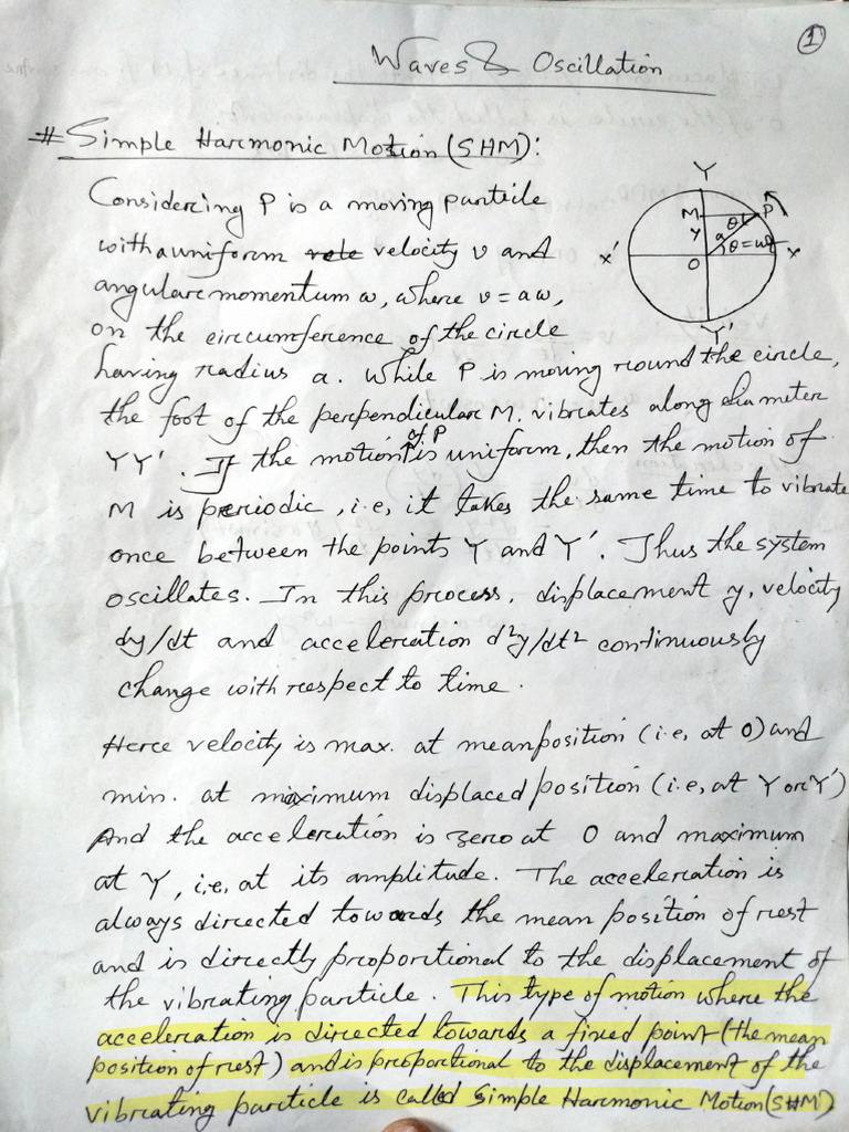 Waves & Oscillation | PDF