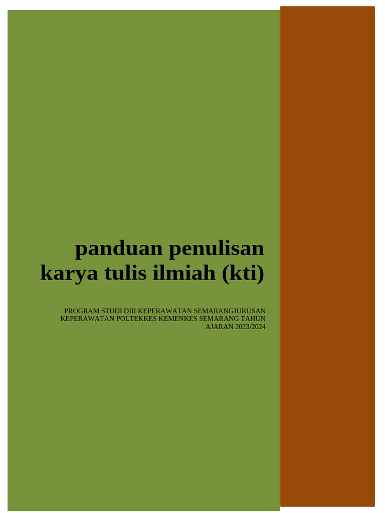 Buku Pedoman Panduan Kti | PDF | Seni