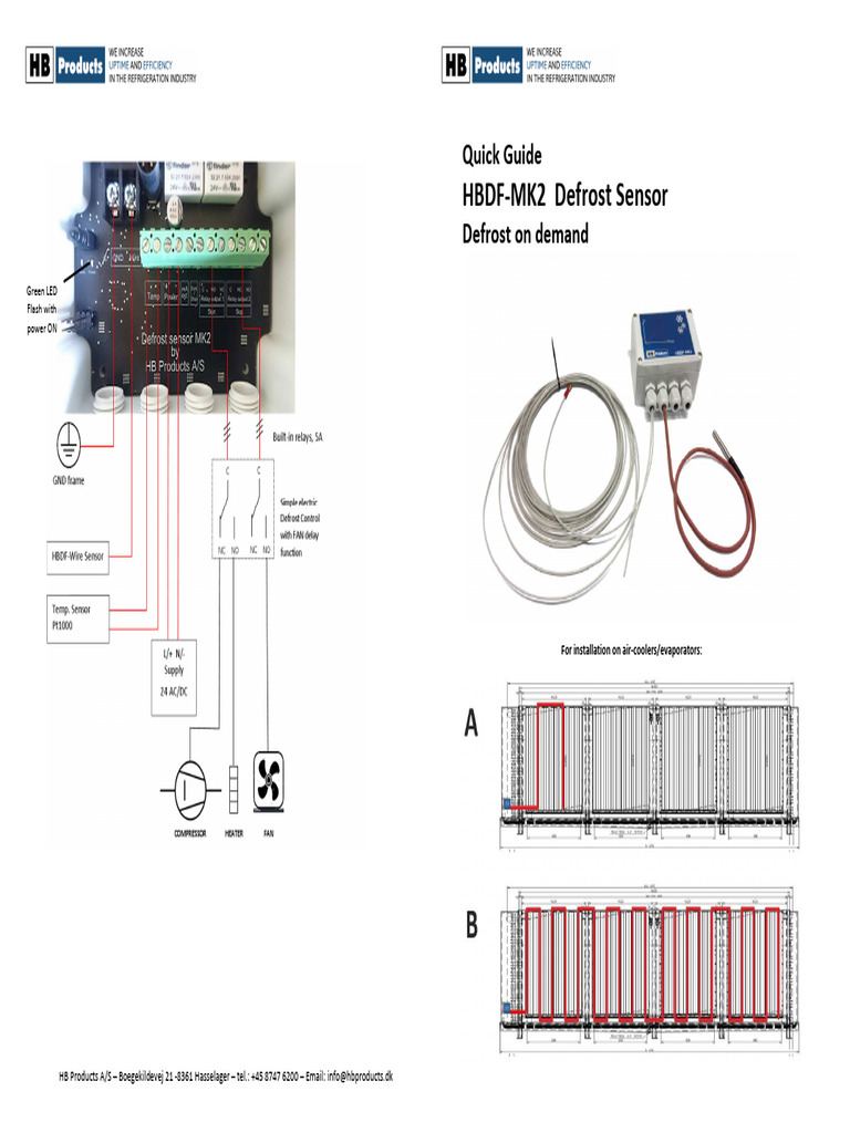 HBDF-MK2 - Quick Installation Guide - UK - 0X5 | PDF | Ice | Relay