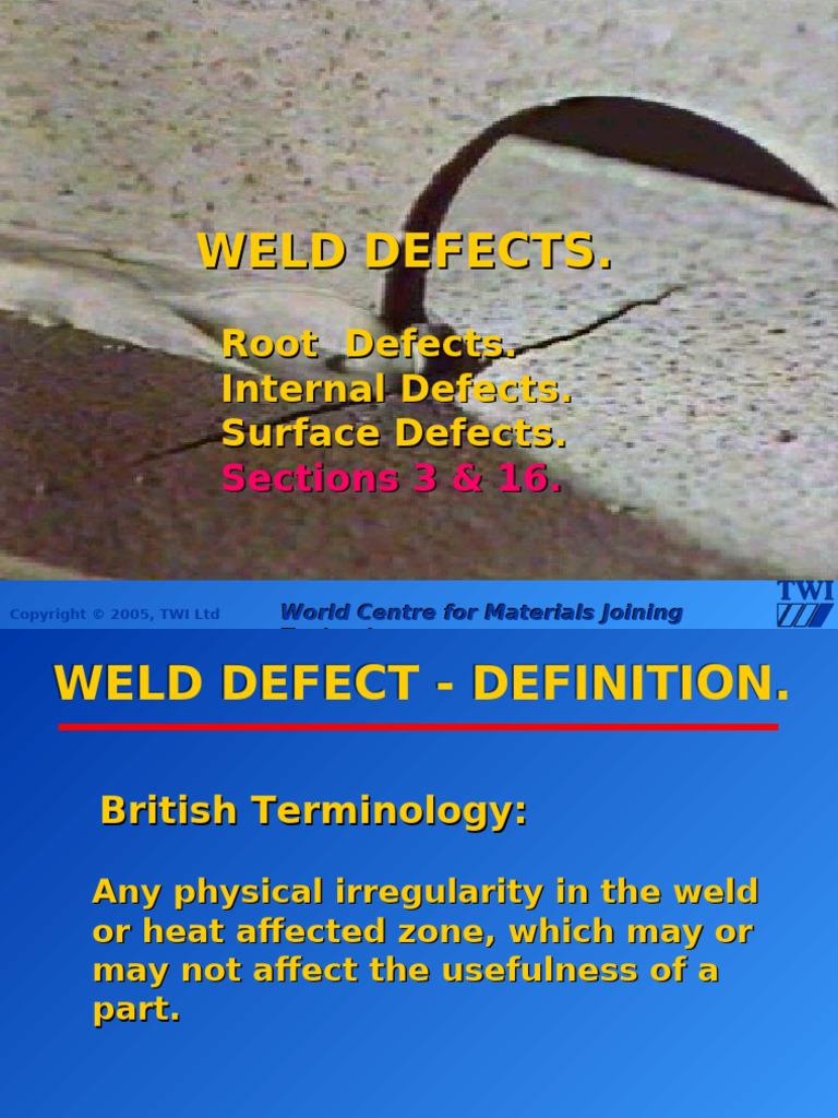 Weld Defects | PDF | Welding | Construction