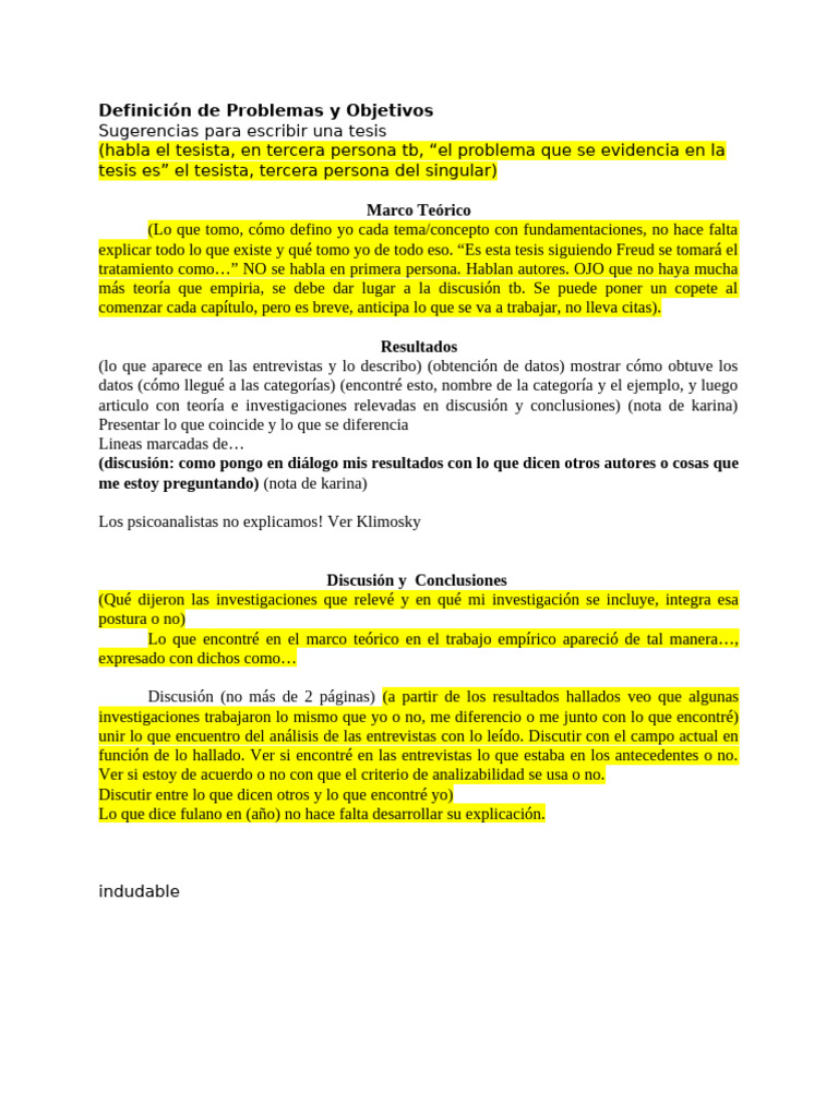 Guía para Escribir Una Tesis | PDF