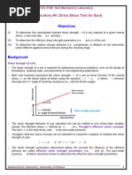 Direct Shear Box Test for Soil Strength | PDF | Strength Of Materials ...