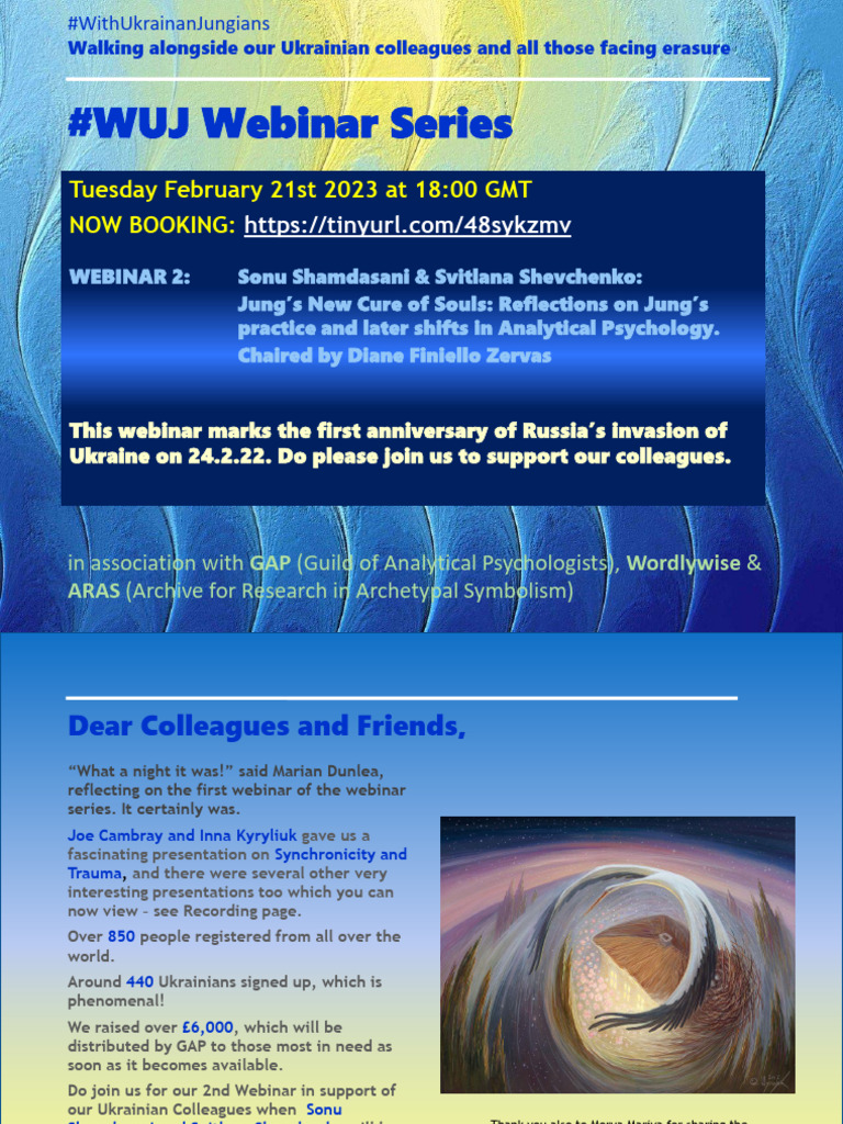 Webinar2 Flyer English 0202 | PDF | Carl Jung | Analytical Psychology