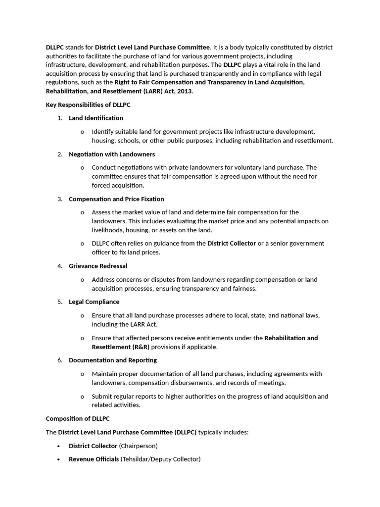 LAND ACQUISITION | PDF | Negotiation | Government
