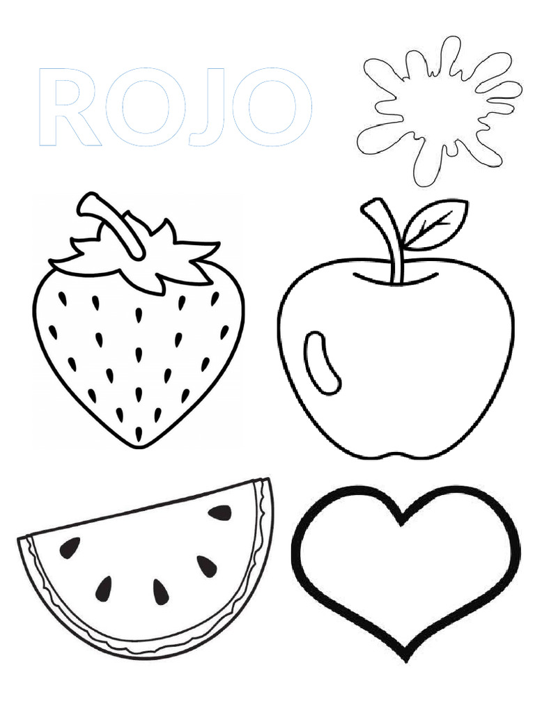 Ficha Color Rojo | PDF