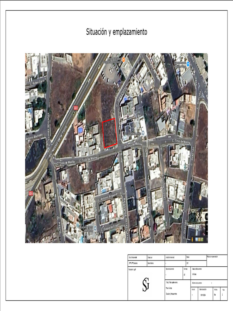Plano Vivienda: Situación y Emplazamiento | PDF