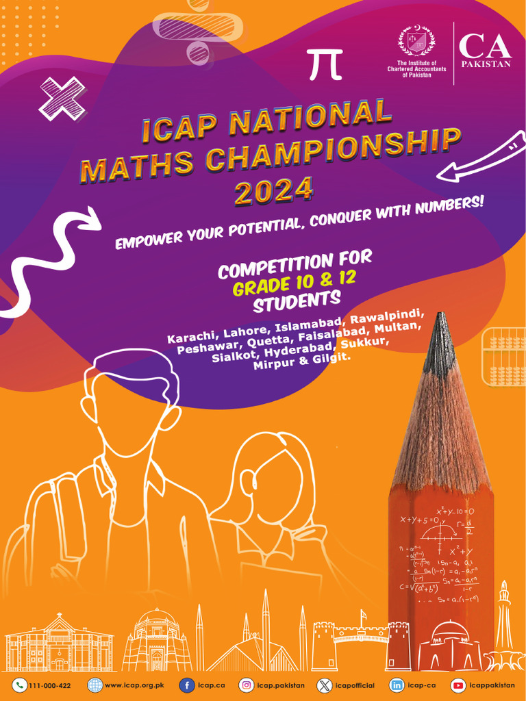 Icap National Math Competition | PDF | Accountant | Accounting