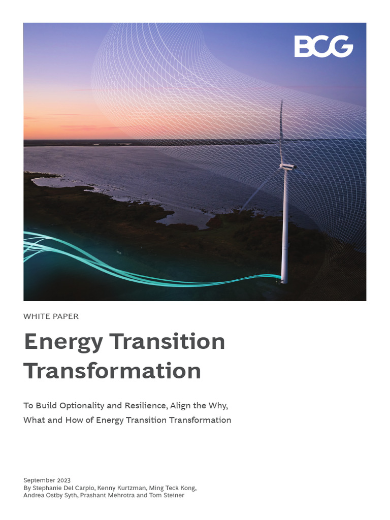 Energy Transition Transformation | PDF | Climate Change Mitigation ...