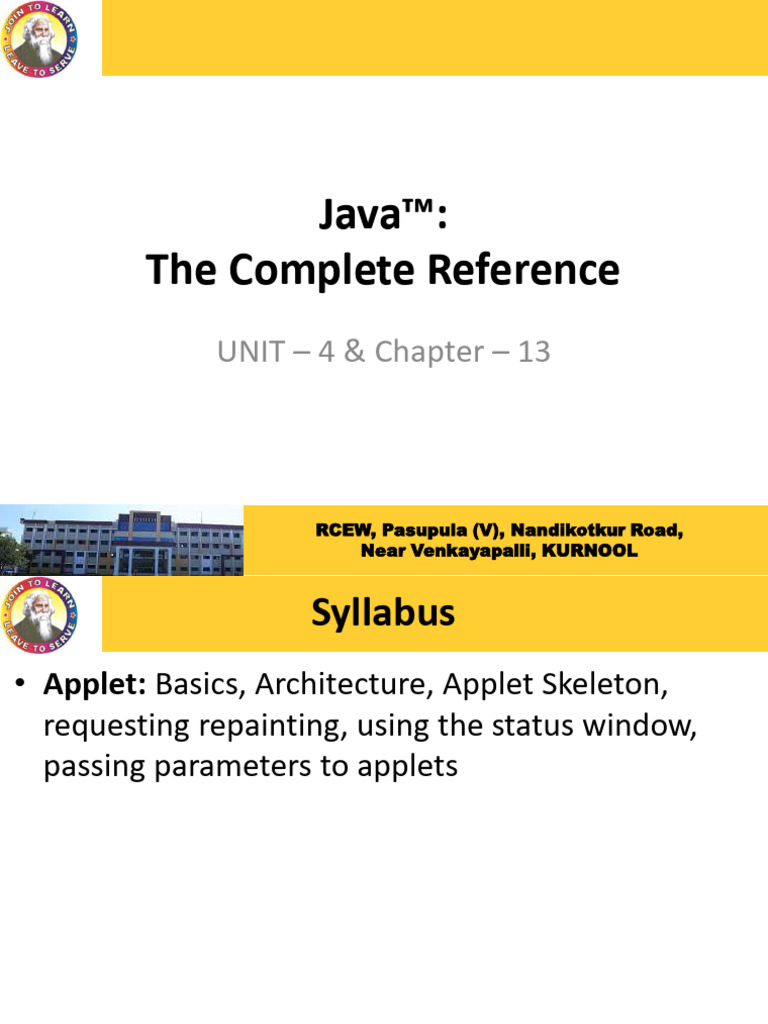 Oop Java Unit 5 Pdf Graphical User Interfaces Java Platform 1881