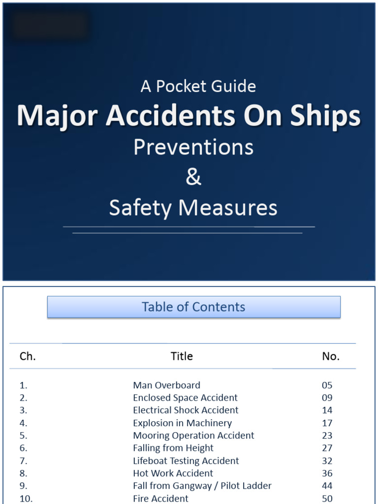 Major Ship Accidents and Safety Guide | PDF | Business | Technology ...
