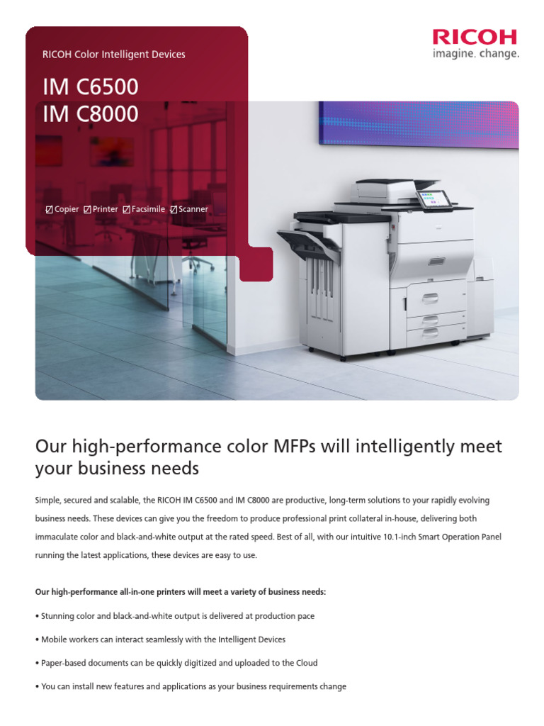 Im c8000 Spec Sheet | PDF | Computer Network | Network Interface Controller