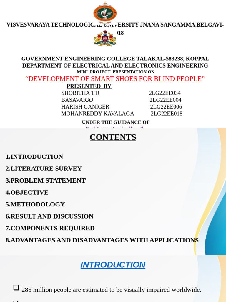 Final | PDF | Visual Impairment | Arduino