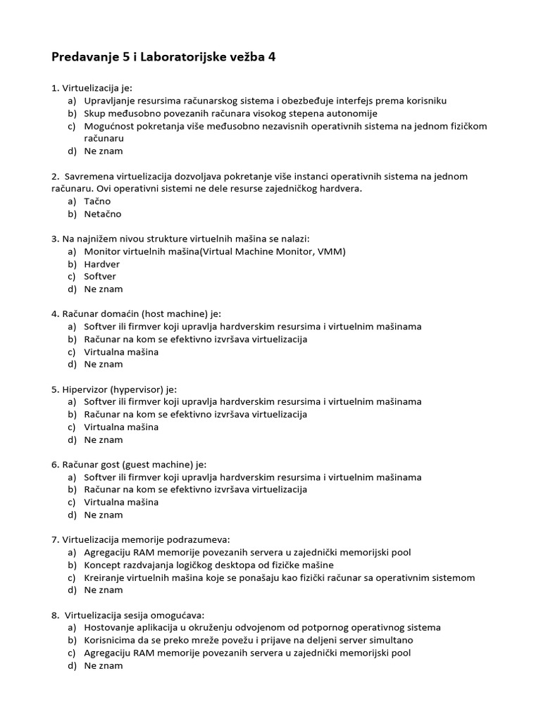 URO - Test 5 | PDF