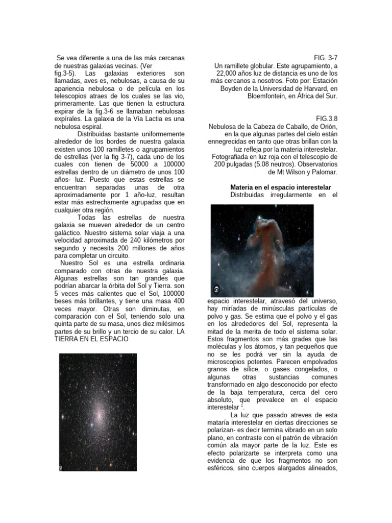 La Tierra en El Espacio | PDF | Galaxia | Medio interestelar
