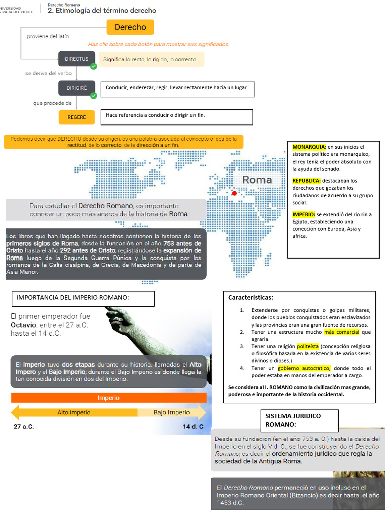 Derecho Romano - Notas | PDF | Ley romana | imperio Romano