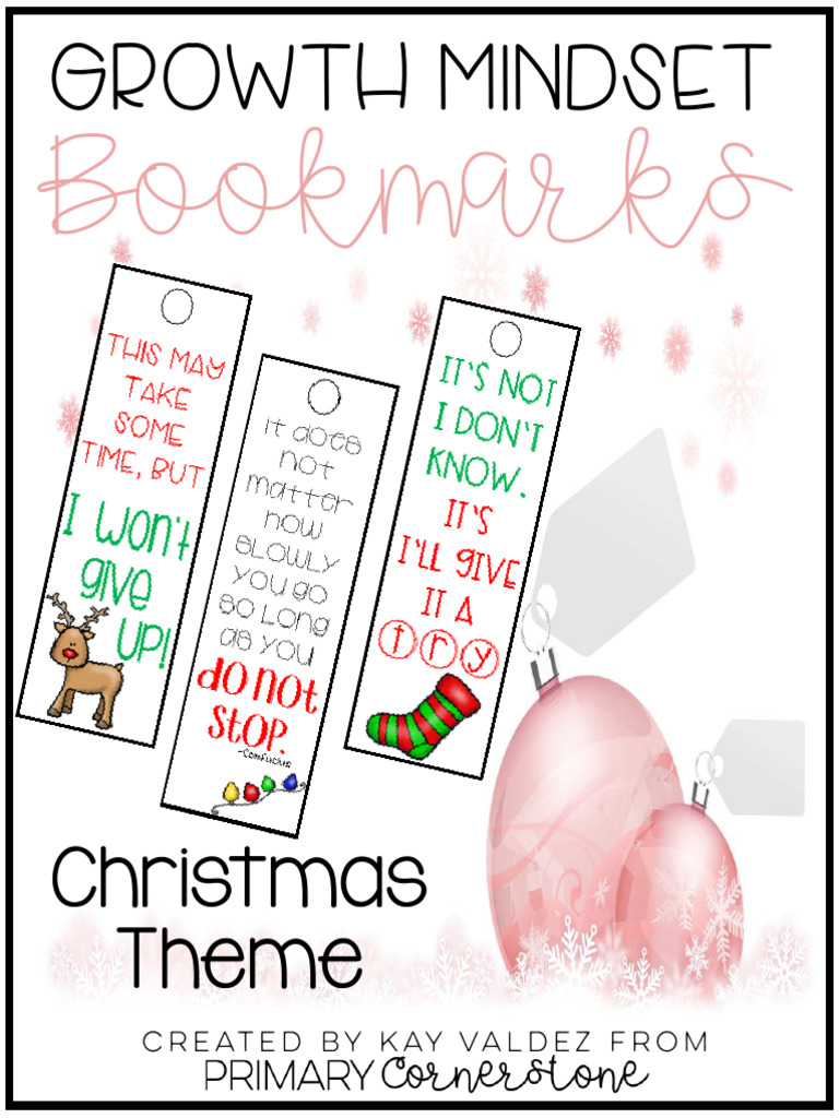 Bookmarks: Growth Mindset | PDF | Career & Growth