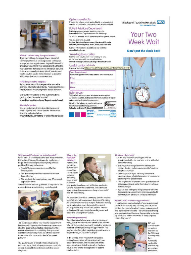 BVH Importable Word 2WR Referral Sheet | PDF