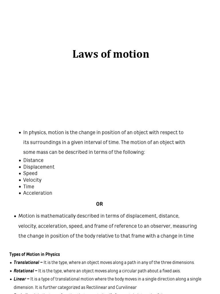 Motion-1.pptx 20240616 233818 0000 | PDF | Force | Inertia
